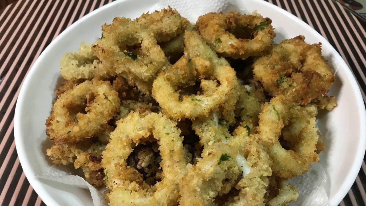 CRISPY CALAMARES!!! - YouTube