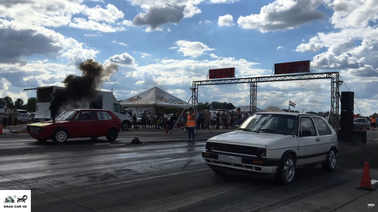 VW Golf 1.9 TDI vs VW Golf 1.9 TDI Crazy!! Rolling Coal TDI Engines 🏁 🚦 ...