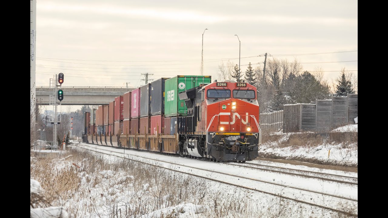 Northbound Stack Train! - YouTube