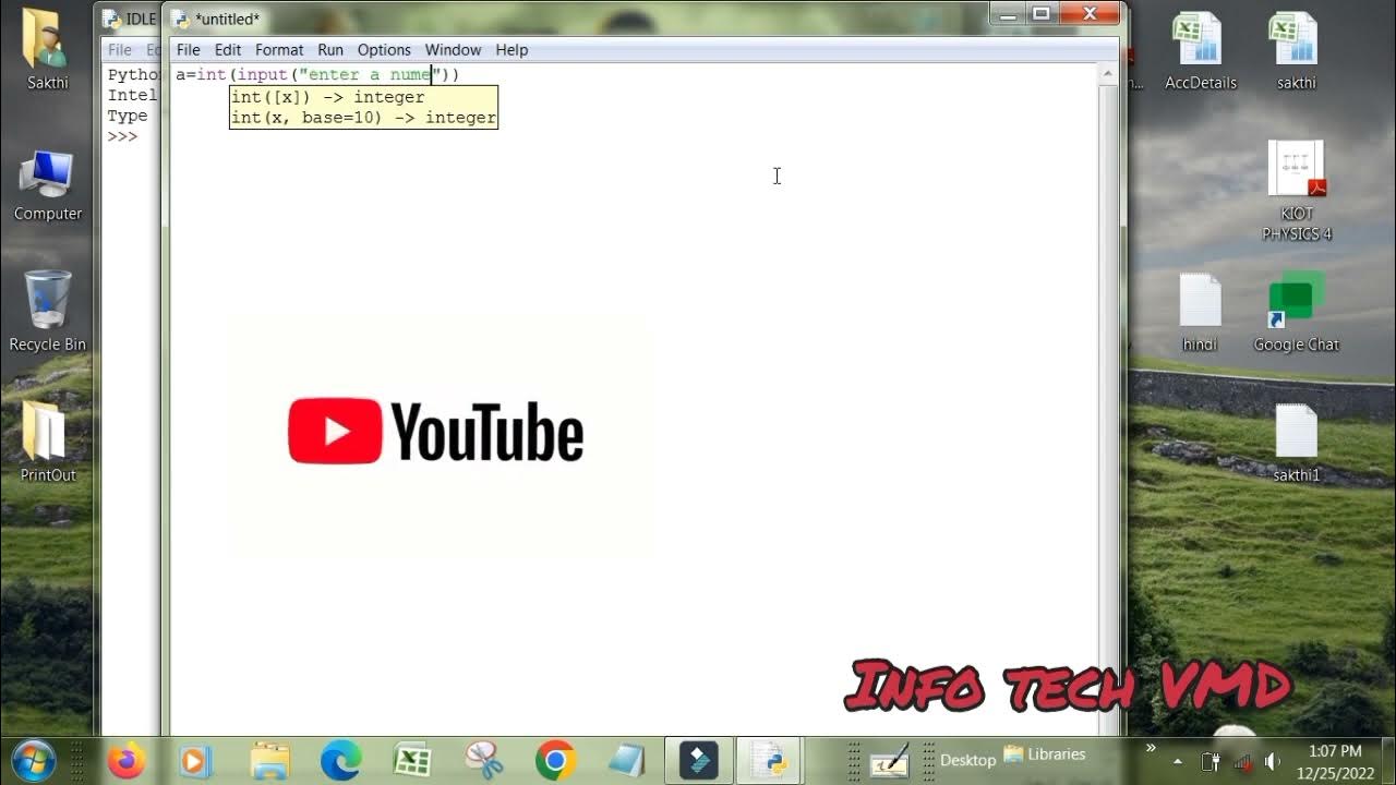 program to find cube of a number by using python Tamil - YouTube