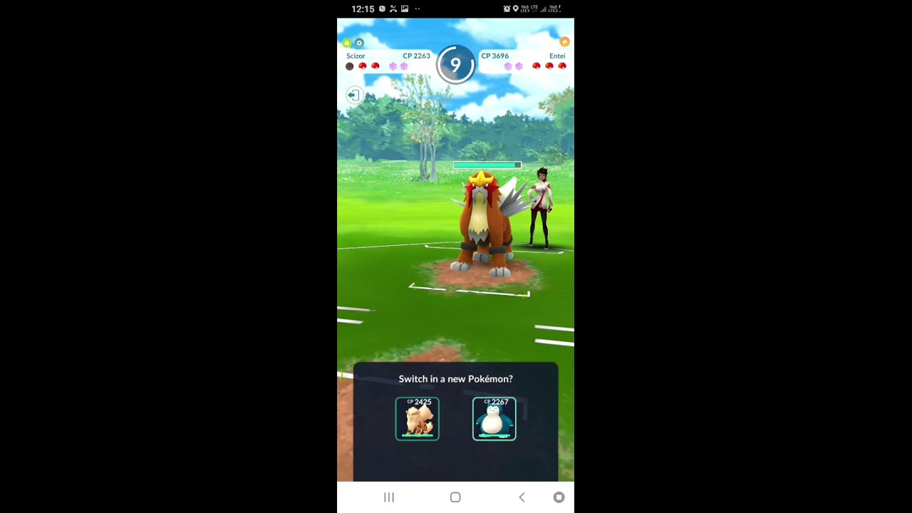 Scizor , snorlax, arcanine Vs entei - YouTube