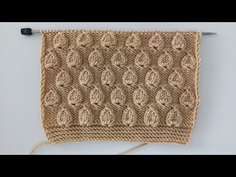 Badem örgü modeli/Bebek örgü modelleri