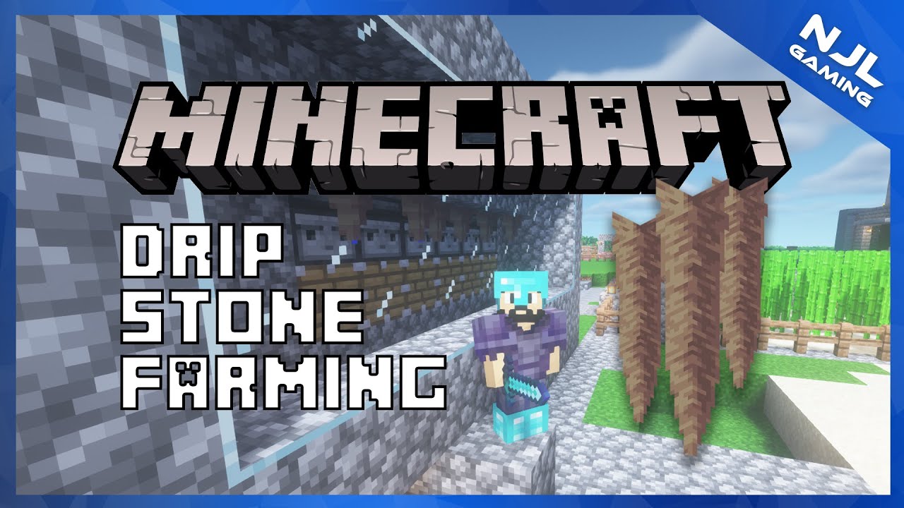 Dripstone Farming: Minecraft 1.18 Gameplay Tutorial - YouTube