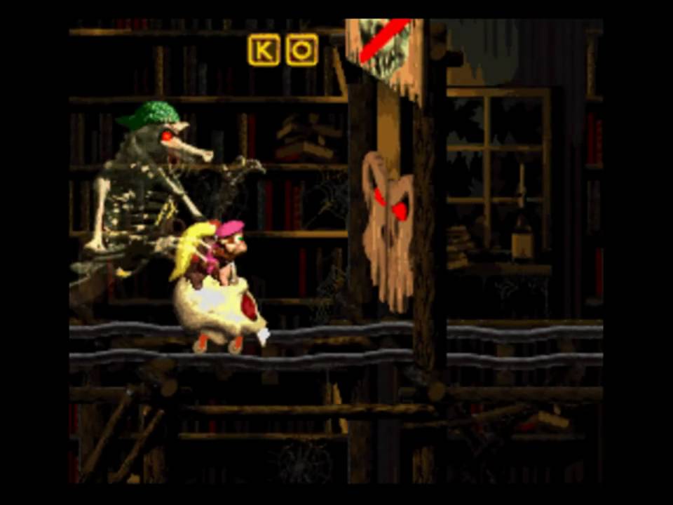Donkey Kong Country 2 - (5-2) - Haunted Hall - YouTube