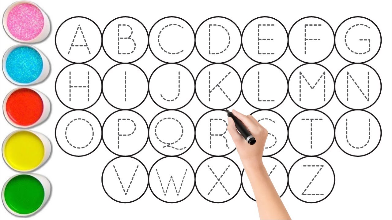 ABC for Kids | Alphabet writing for kids | A to Z | Write the alphabet ...