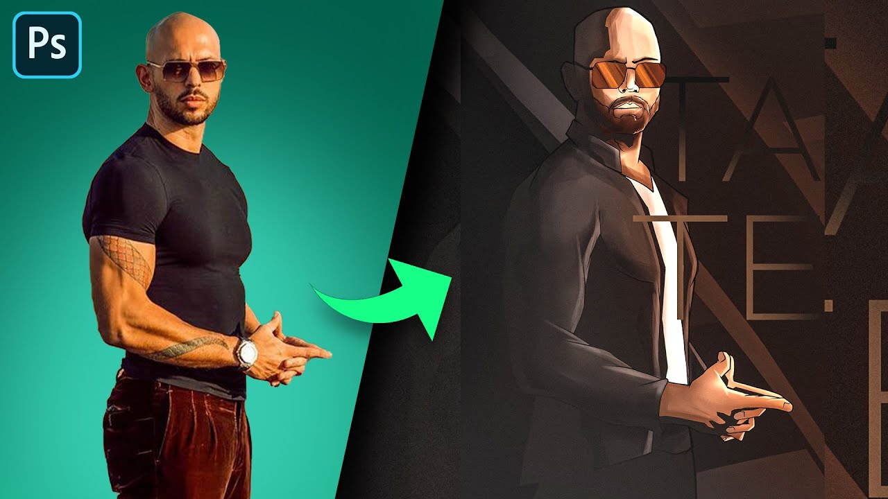 I made an illustration for Andrew Tate - YouTube