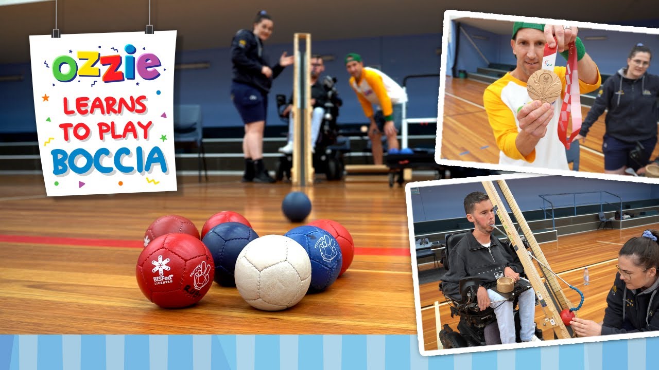 How To Play Boccia With Dan Michel & Ozzie | Educational Video About ...