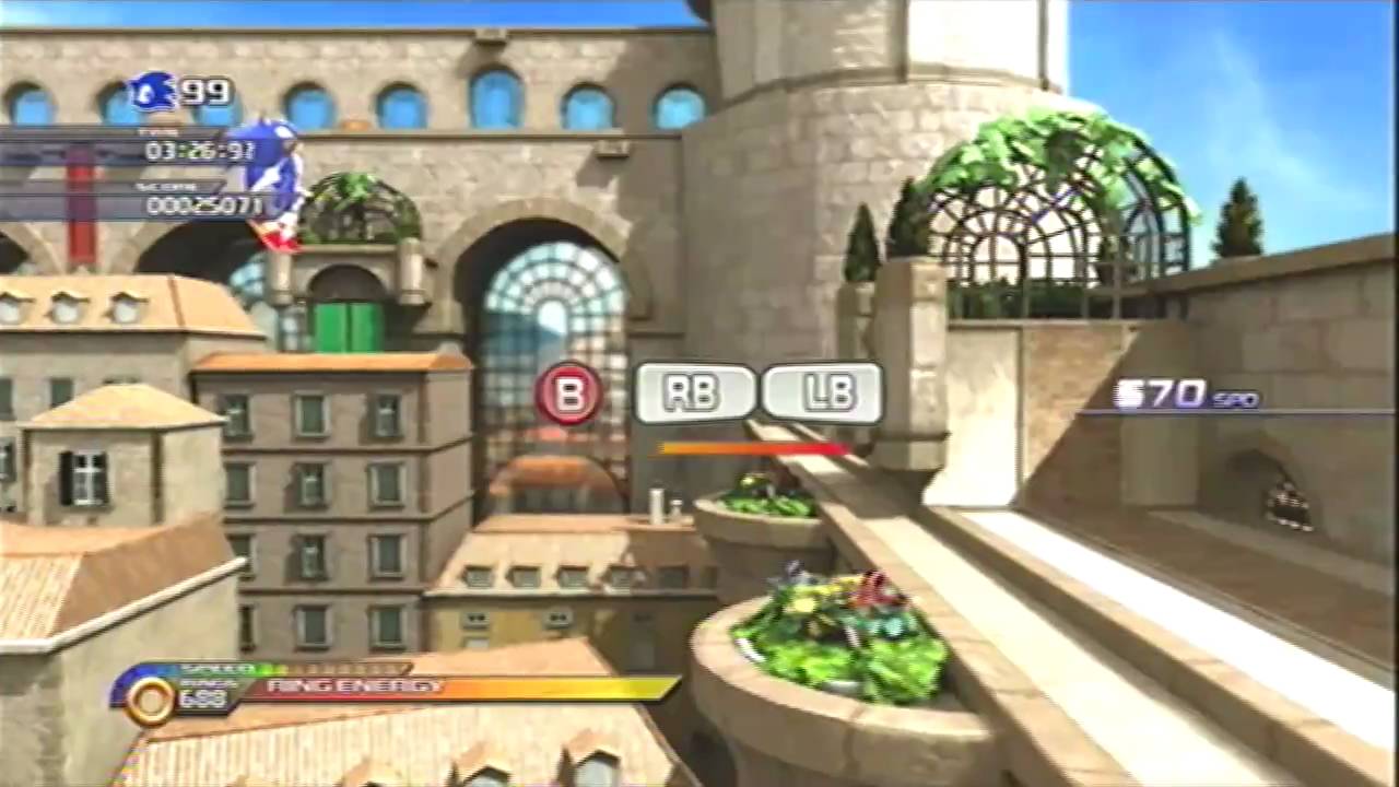 Sonic Unleashed: Spagonia Day (Rooftop Run Act 1) - YouTube