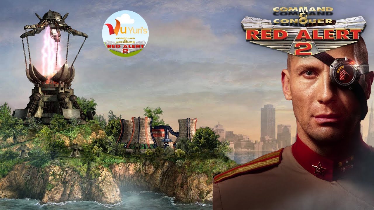 Red Alert 2 | YURI 1vs7 NATO + superweapons | Russia Federation map ...