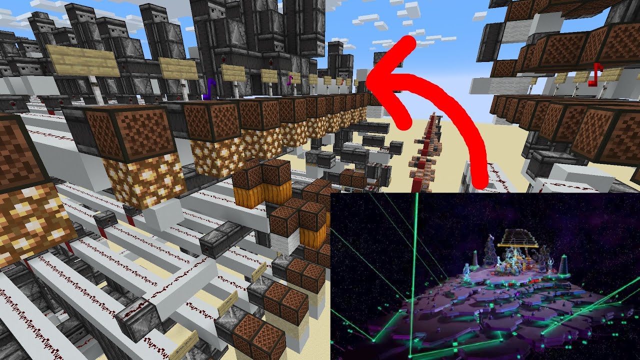 Starship Groove in Minecraft - Animusic Note Block Cover - YouTube