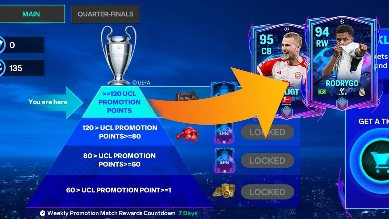 UCL Glitch? How to get 120 UCL Promotion Points in UCL event in FC Mobile 24 | FC Mobile Zone ...