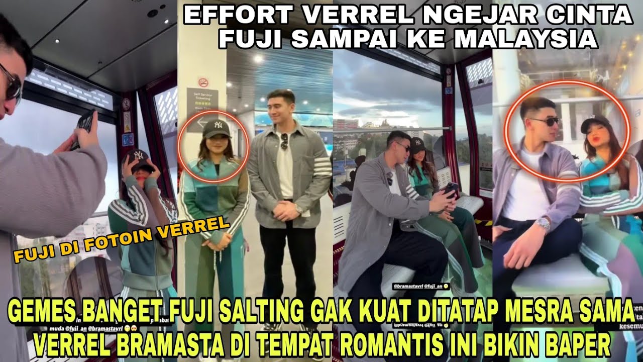 Jantung Fuji Berdebar Di Tatap Mesra Verrel Bramasta di Tempat Romantis ...