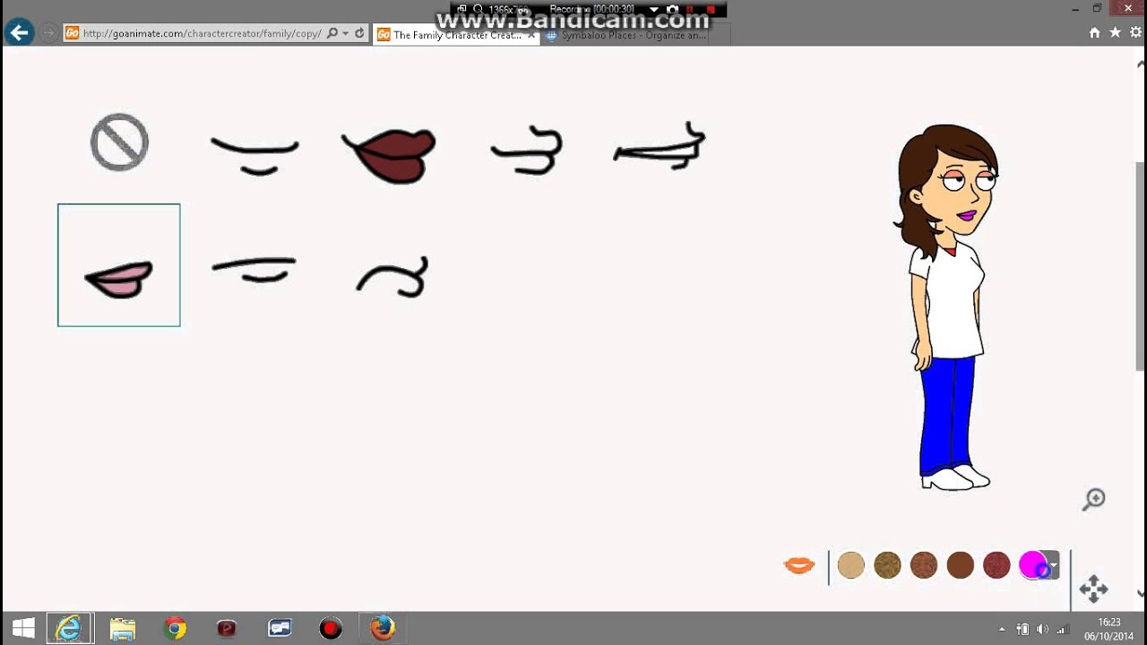 How To Make Caley On GoAnimate - YouTube