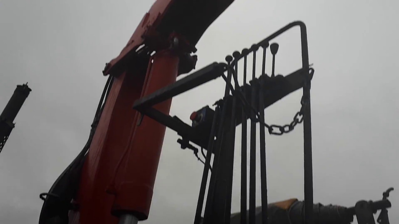 CRANE PALFINGER PK 9501 TEST - YouTube
