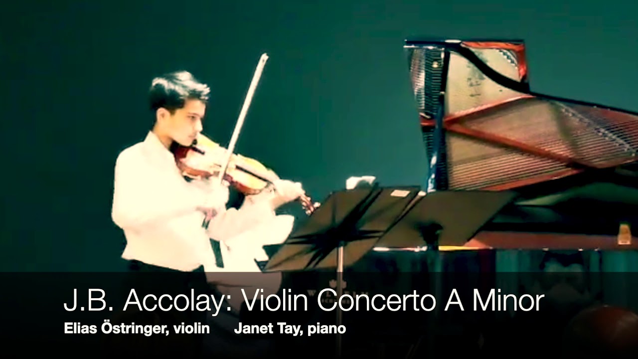 J.B. Accolay Violin Concerto in A Minor - YouTube