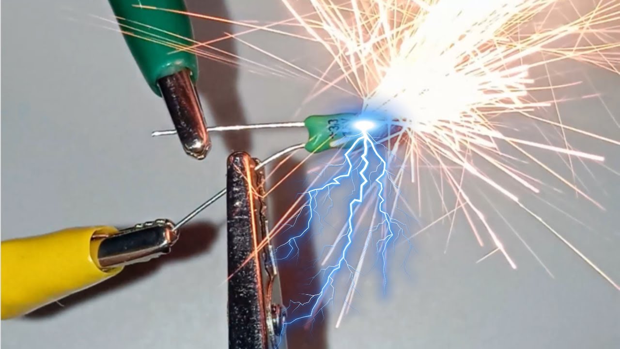 BOOOM...EXPLOSIÓN ELECTRÓNICA 2023 #tira #condensador #electronic # ...