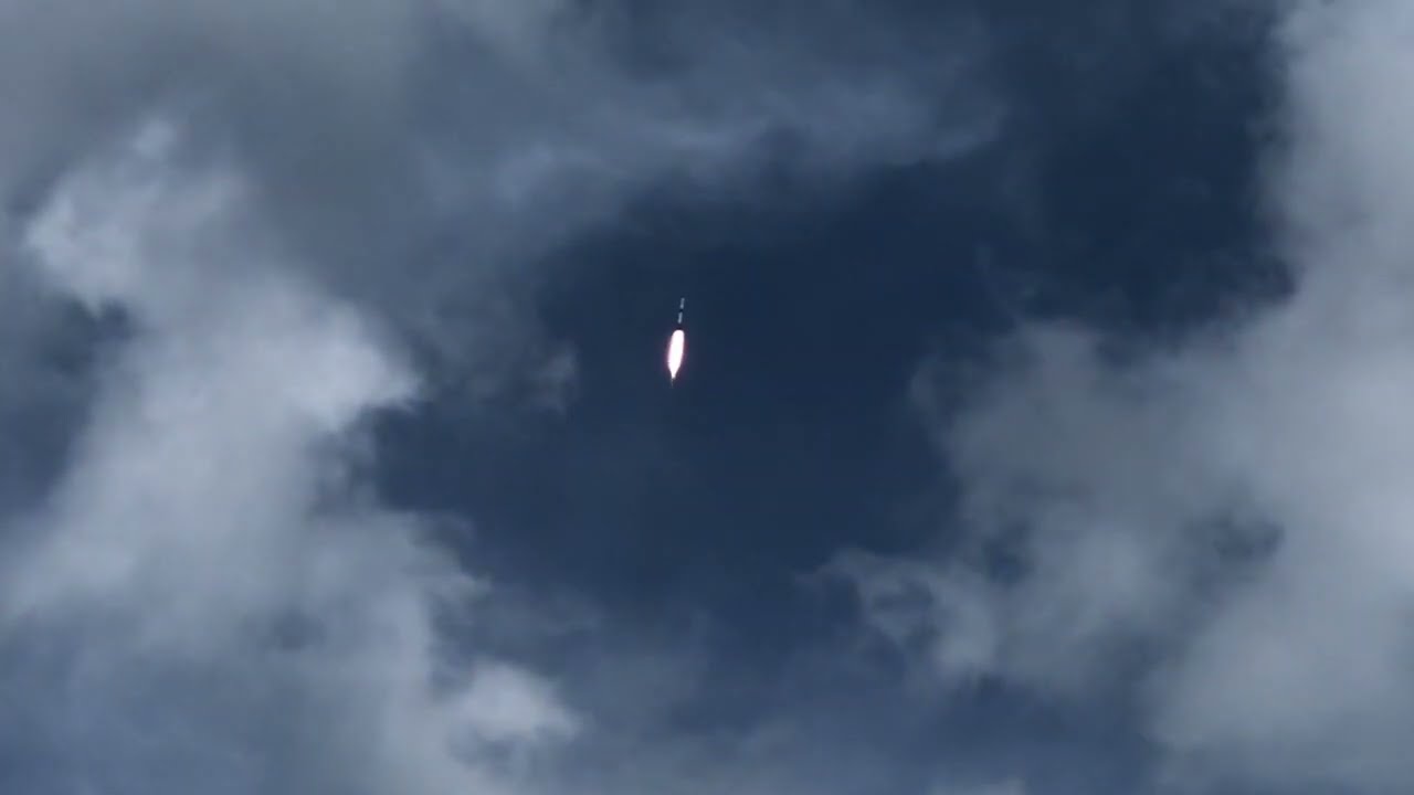 SpaceX Rocket Launch with First Stage Booster Landing & Sonic Boom ...