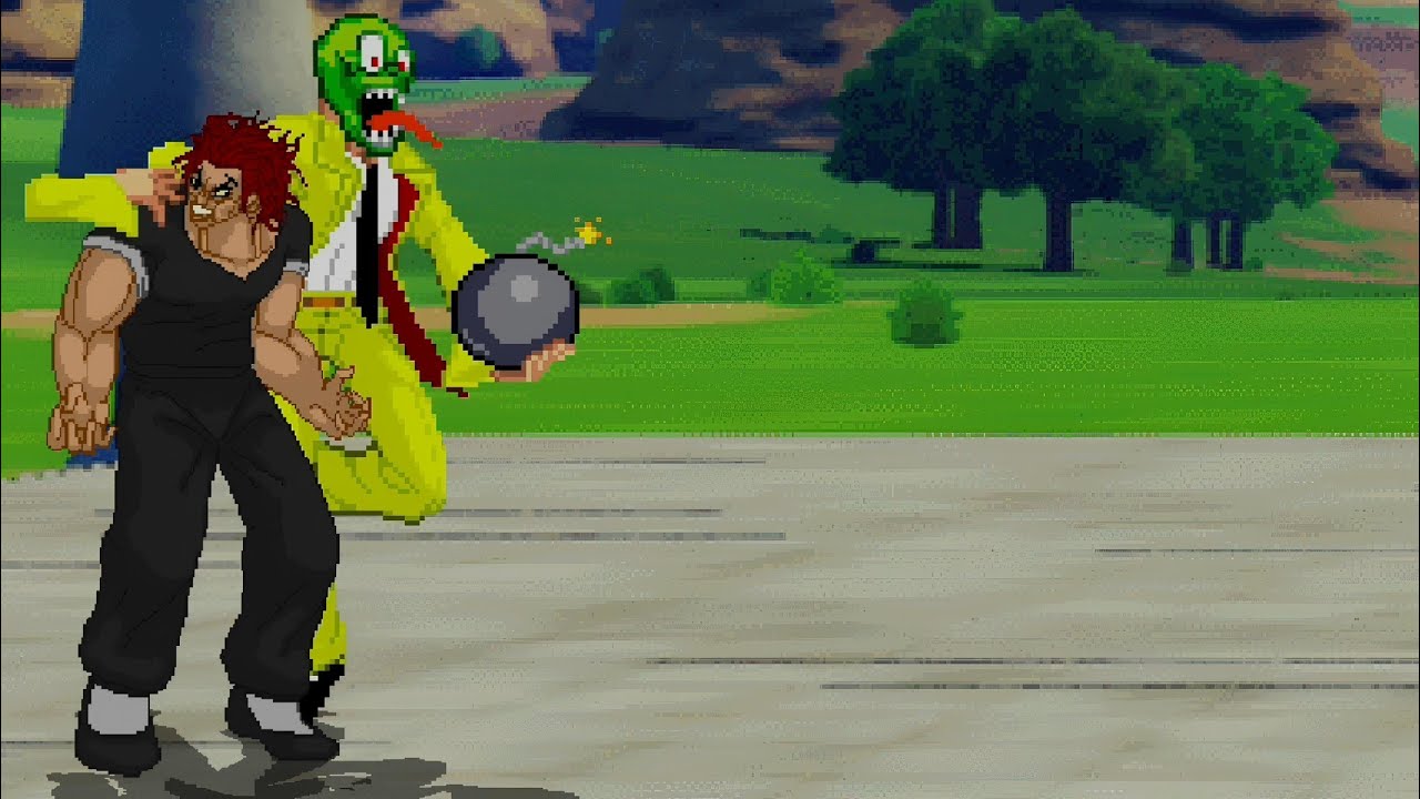 The Mask VS Yujiro Hanma - Mugen Fight - YouTube
