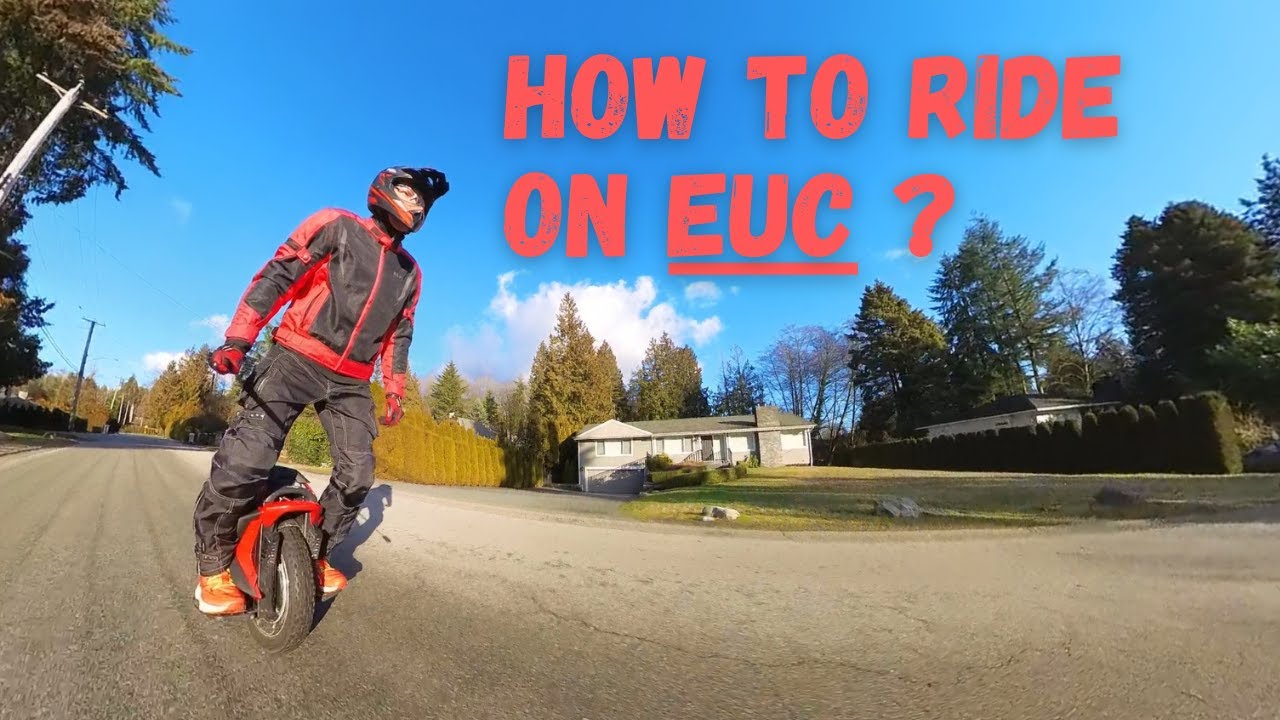 How to ride on EUC? - YouTube