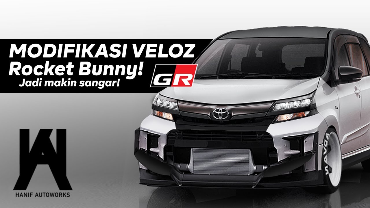Modifikasi Digital Veloz GR Limited 2021 Gaya Rocket Bunny! | Veloz ...