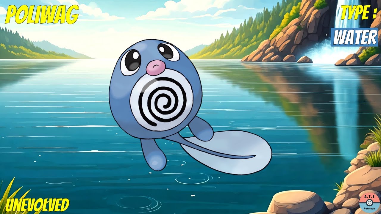 All Evolutions of Poliwag - YouTube