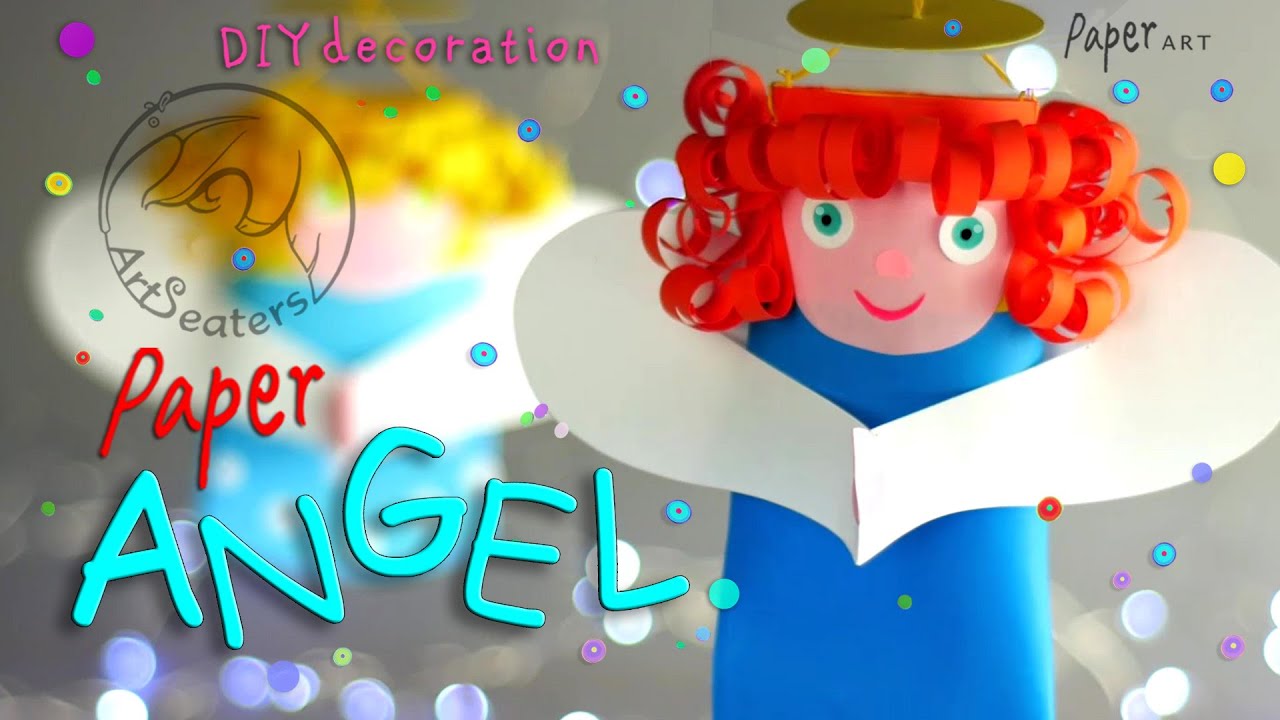 How to Make Angel - Box | Christmas Decoration - YouTube