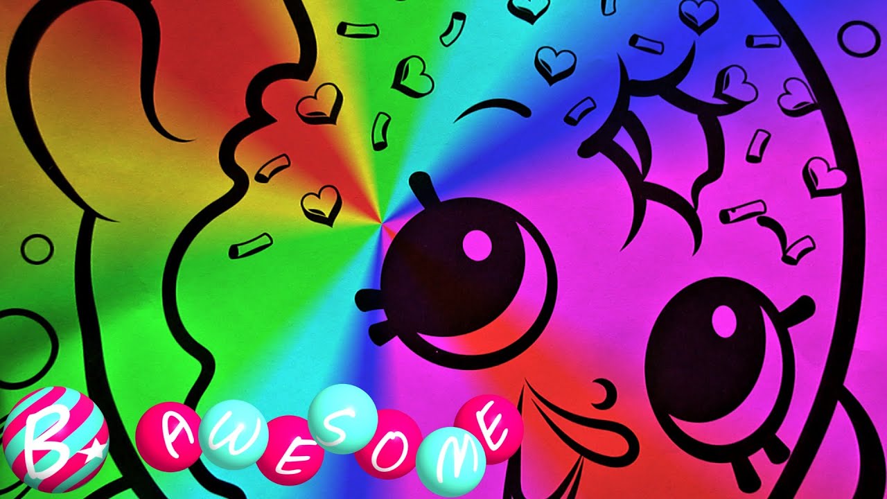 DIY 3D Shopkins Crayons and Awesome Shopkins Coloring page! - YouTube