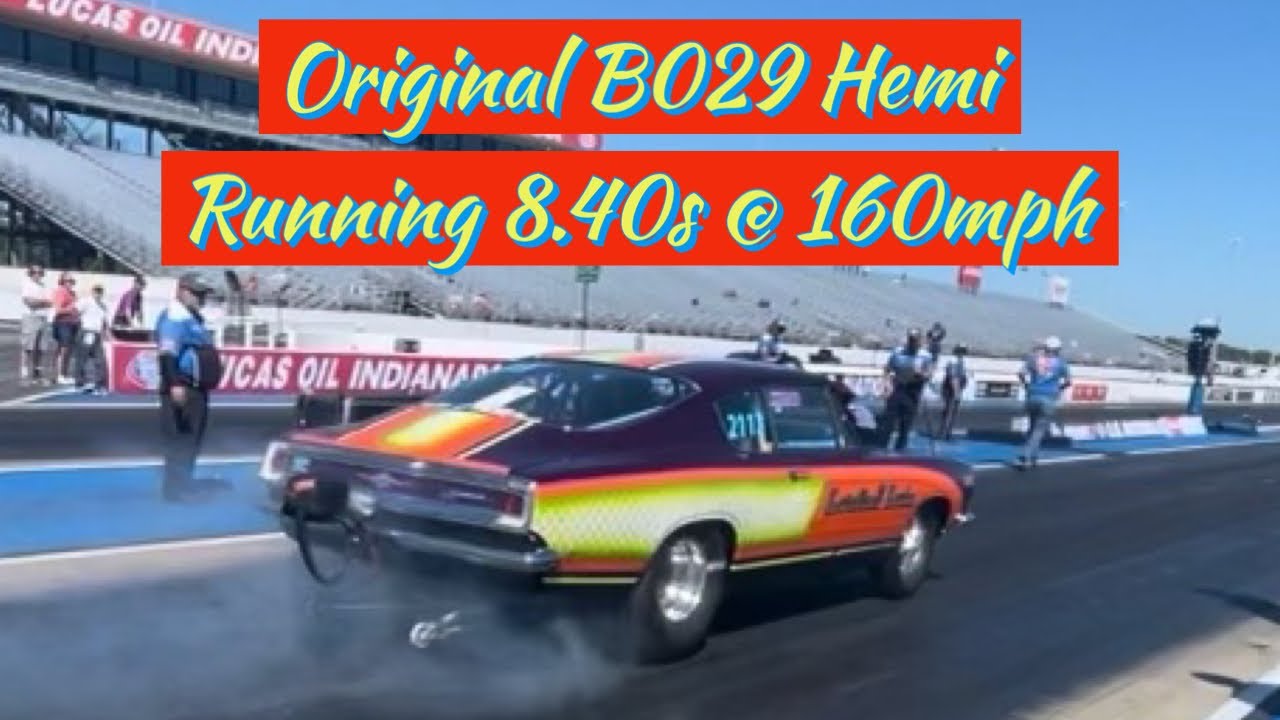 Anthony Rhodes 1968 Plymouth Barracuda B029 426 Stick Shift Hemi NHRA ...
