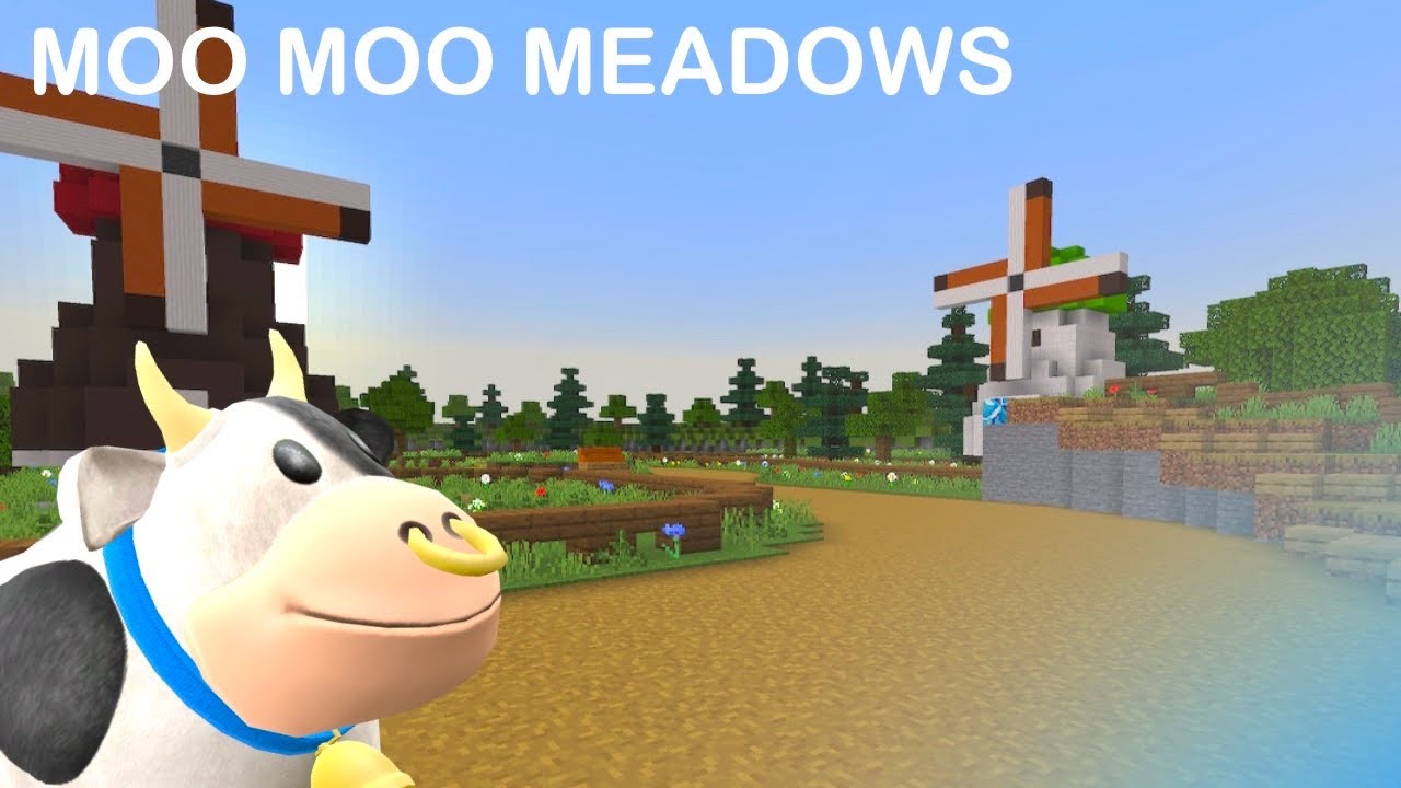 Wii Moo Moo Meadows - Mario Kart in Minecraft - YouTube
