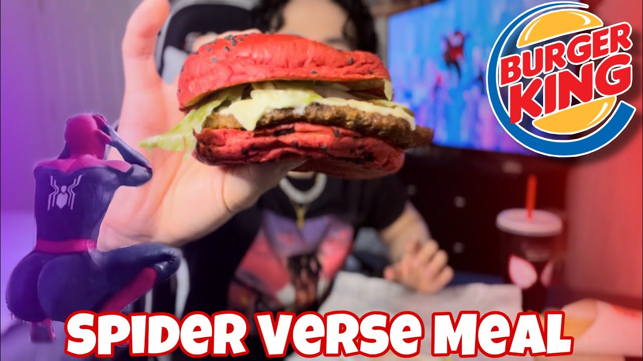 Burger King NEW Red Spider Verse Whopper | Worth It? - YouTube