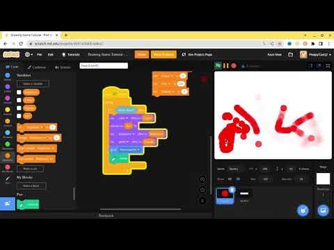 How To Make A Drawing Game In SCRATCH! - Part 5 - Adding Opacity To Your Drawings. - YouTube