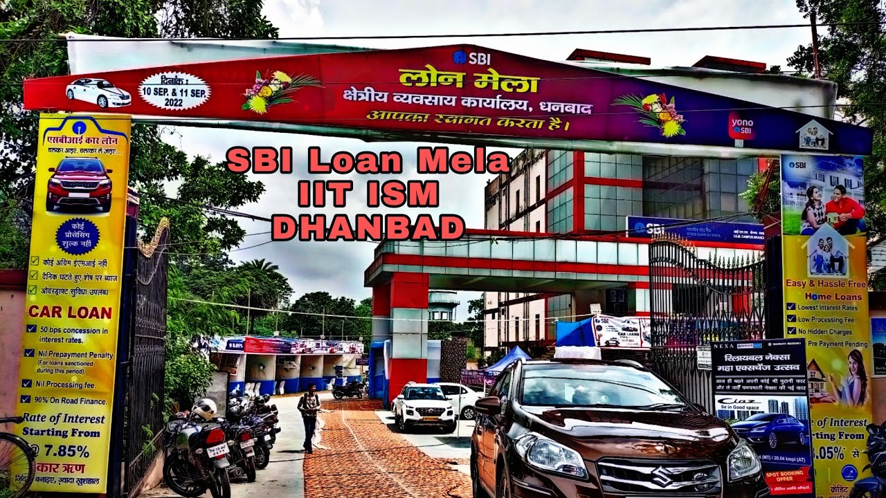 SBI LOAN Mela IIT ISM DHANBAD # IIT ISM DHANBAD JHARKHAND - YouTube
