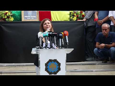 MEHDİ ZANA SON YOLCULUĞUNA UĞURLANIYOR