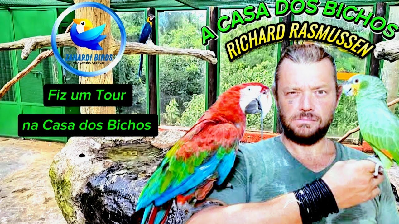 Fiz um Tour na Casa dos Bichos com o Incrível Richard Rasmussen - YouTube