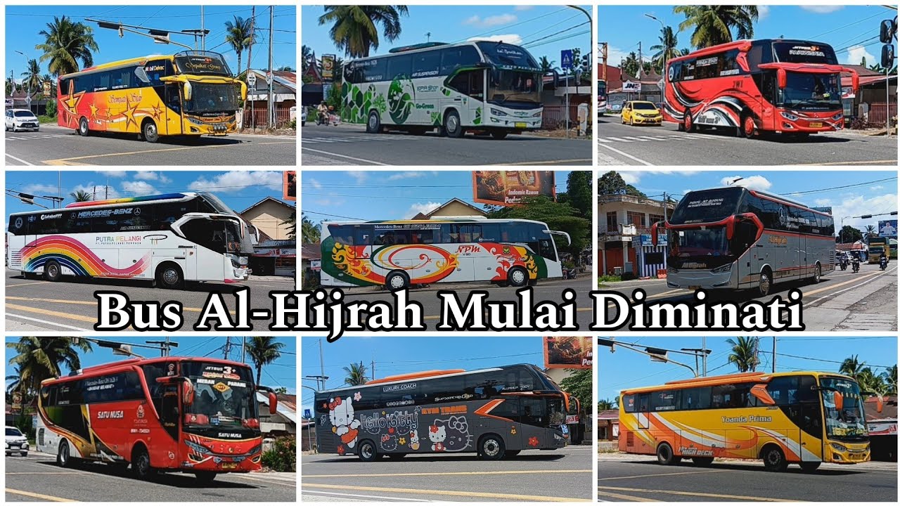 BUS AL HIJRAH MULAI DIMINATI PENUMPANG ️3 UNIT YANG BERANGKAT MENUJU ...