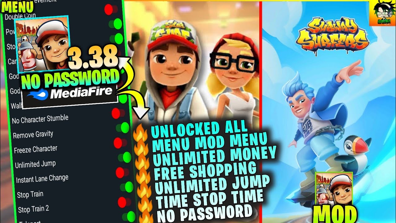 MENU‼️Subway Surf Mod MENU v3.38 Terbaru 2024 || Subway Surf Mod Apk 3. ...