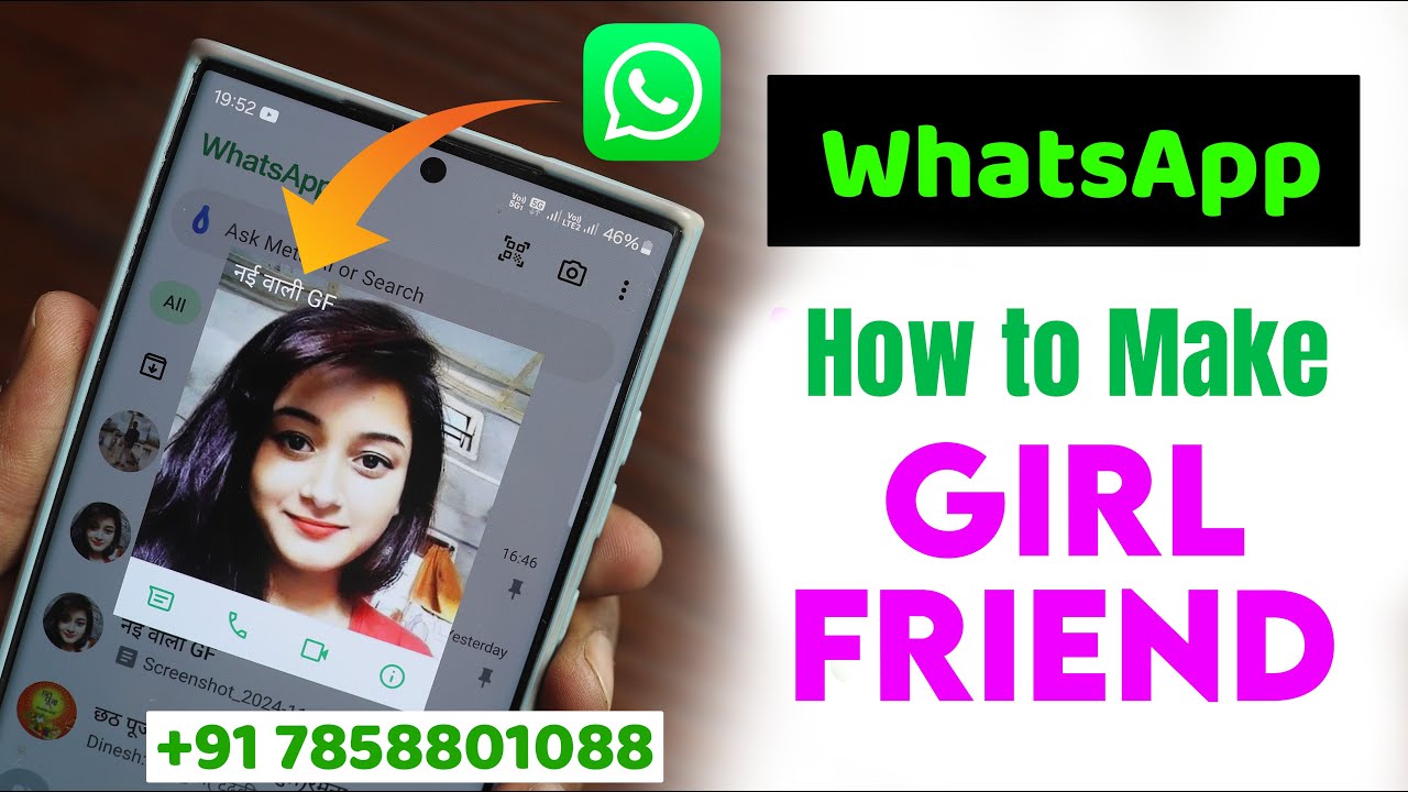 How to Use GF Finder App, How to Make Girlfriend in WhatsApp, How to ...