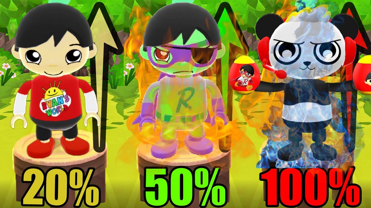 Tag with Ryan Character Battle - Who is the Strongest/Fastest? - YouTube