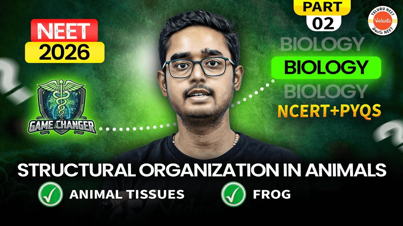 Structural Organisation in Animals: Tissues & Frog | Complete NCERT ...