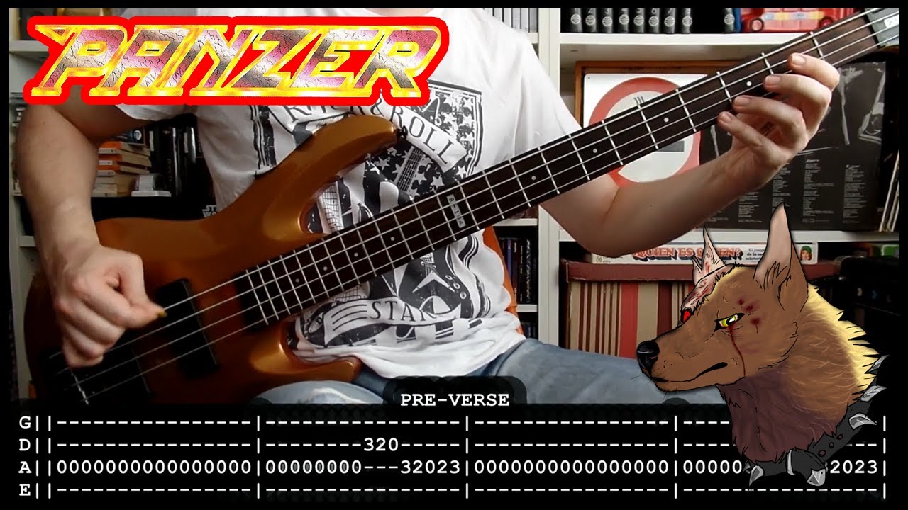 PANZER - Perro viejo 🐶 (bass cover w/ Tabs & lyrics) - YouTube