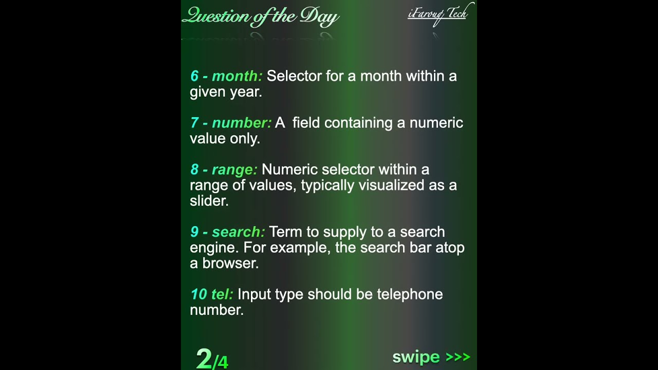 044 New Input Attributes Introduced In HTML5 ion Of The Day 044 New Input Attributes Introduced In HTML5 ion Of The Day