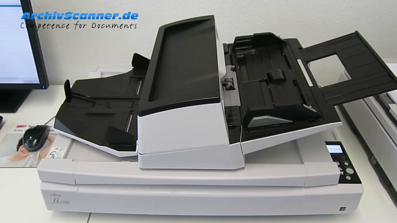 Fujitsu fi-7700 Scanner Vorstellung und Test - YouTube