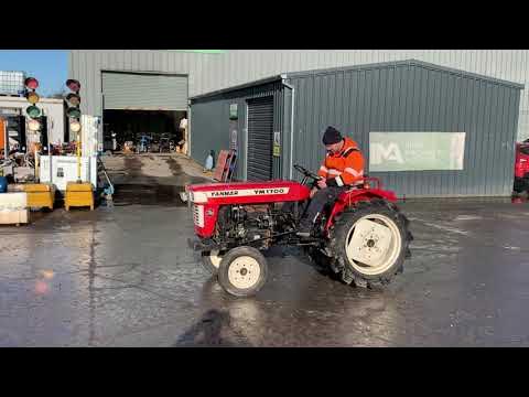 Yanmar YM1700 Diesel Compact Tractor - YouTube