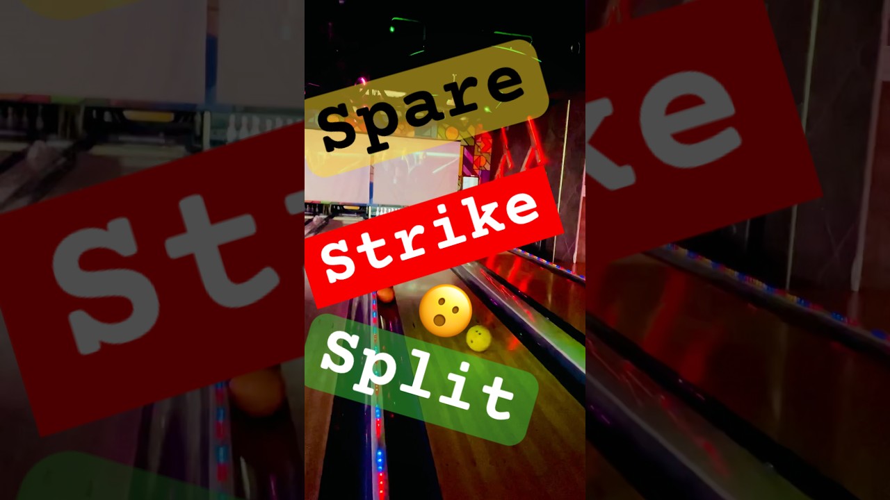 Bowling 🎳 #bowling #strike #spare #split #shorts #shortsvideos #oyun # ...