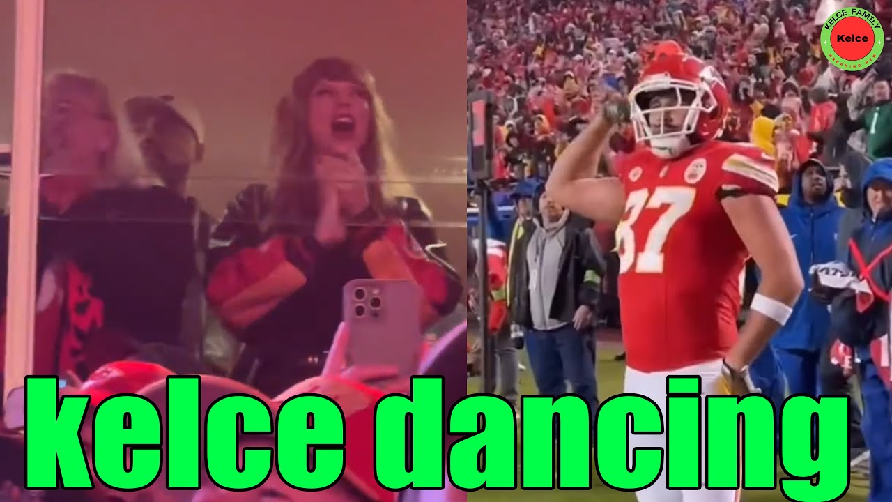 OMG! Travis kelce dancing Love Story of Taylor Swift at Chiefs vs ...