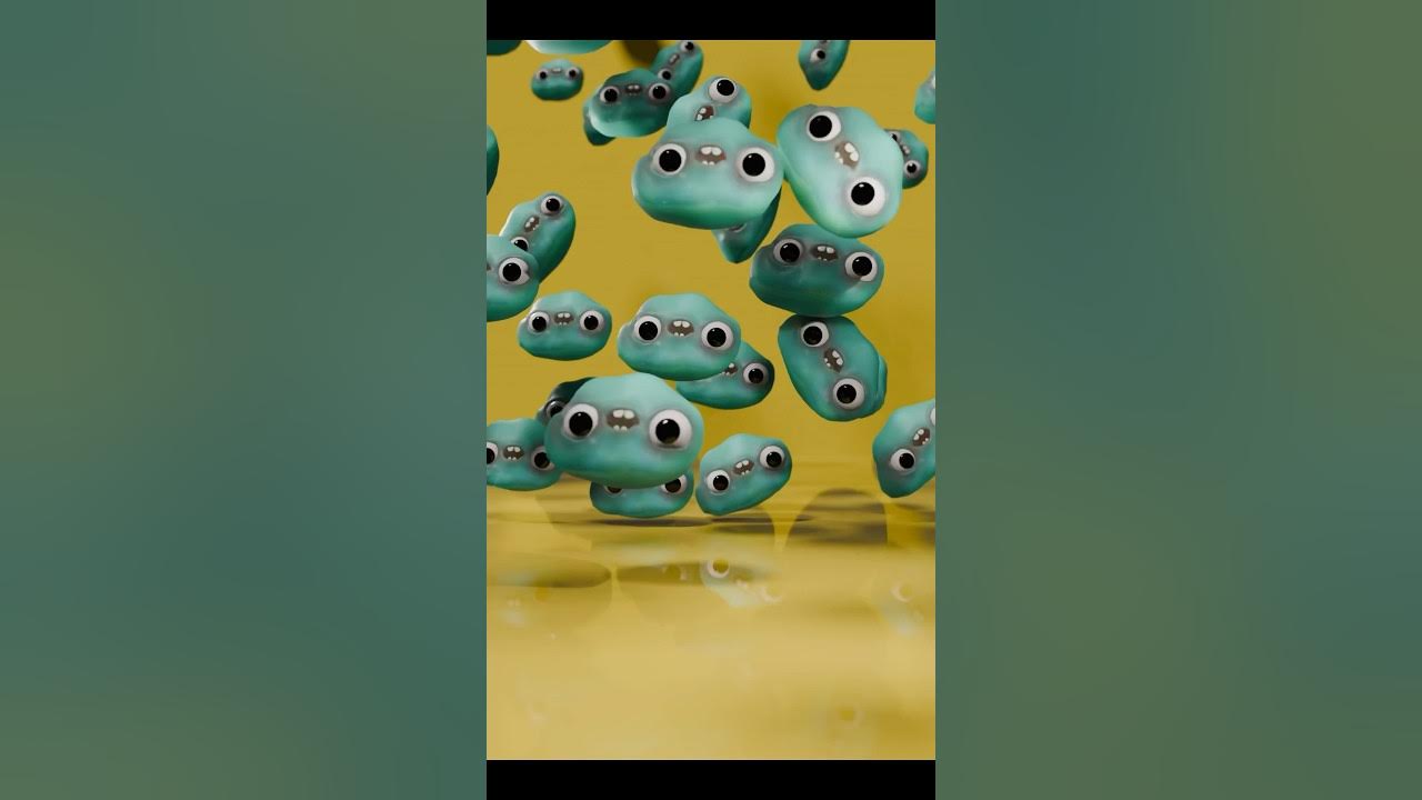 3d Blob Simulation - YouTube