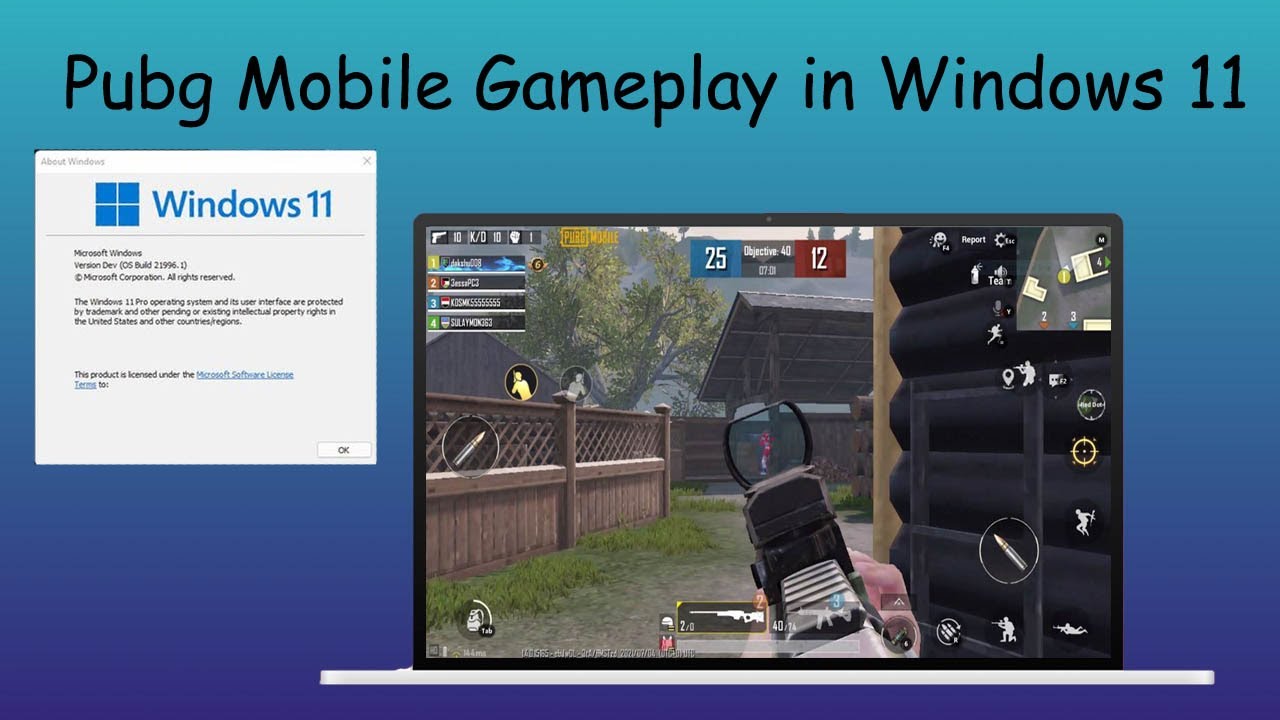PUBG Mobile Gameplay In Windows 11 | PUBG Mobile in Windows 11 ...
