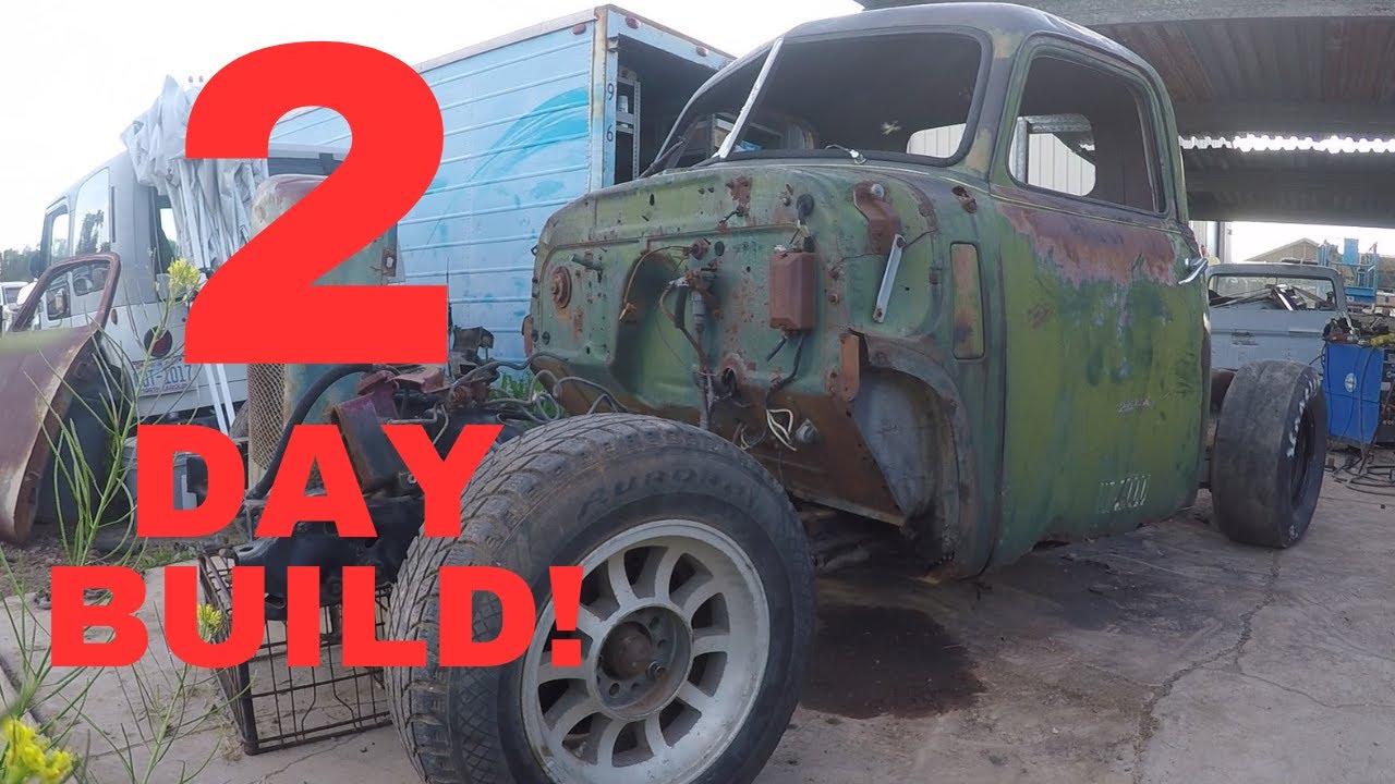 2 day build on a 49 Chevy rat rod - YouTube