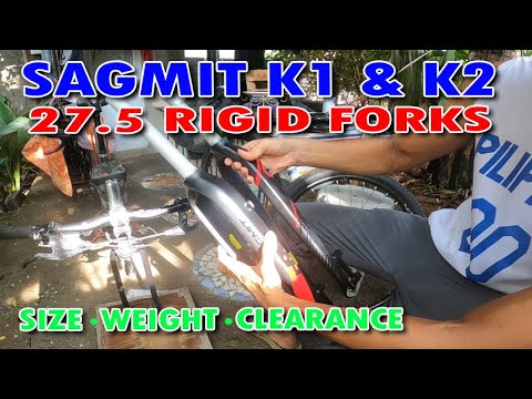 Sagmit K1 & K2 Rigid Forks: Size, Weight, Clearance - YouTube