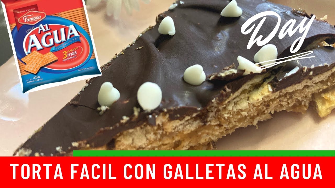 TORTA SIN HORNO FÁCIL Usando galletitas al agua 😳 cake made of soda ...